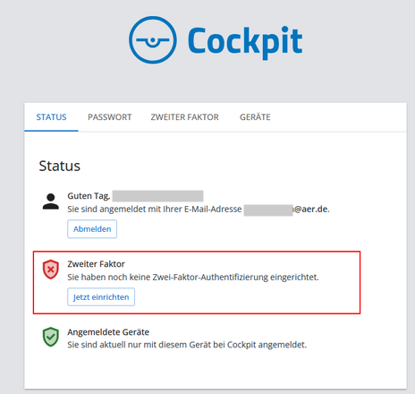 Wie richte ich einen zweiten Faktor ein: Authenticator-App